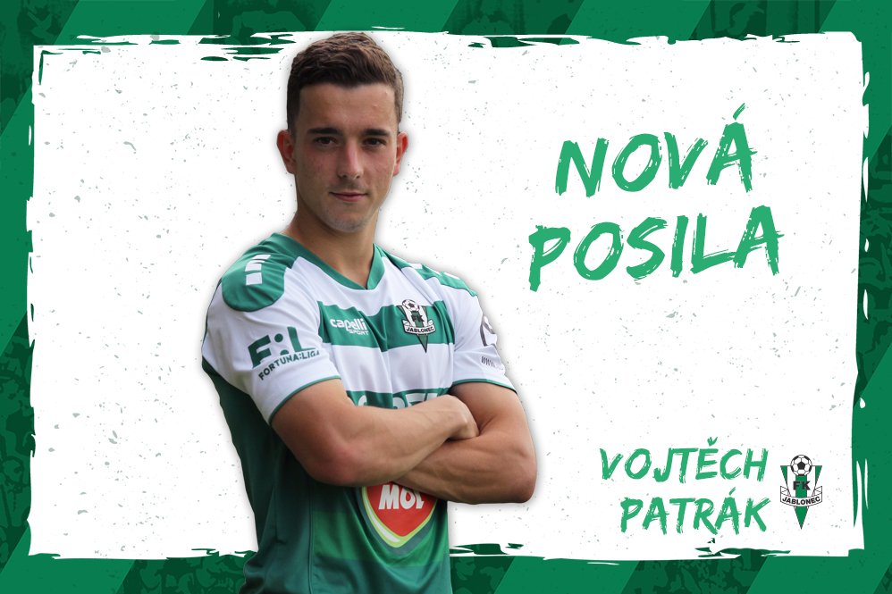 Útočník Vojtěch Patrák míří do Jablonce! | FK Jablonec